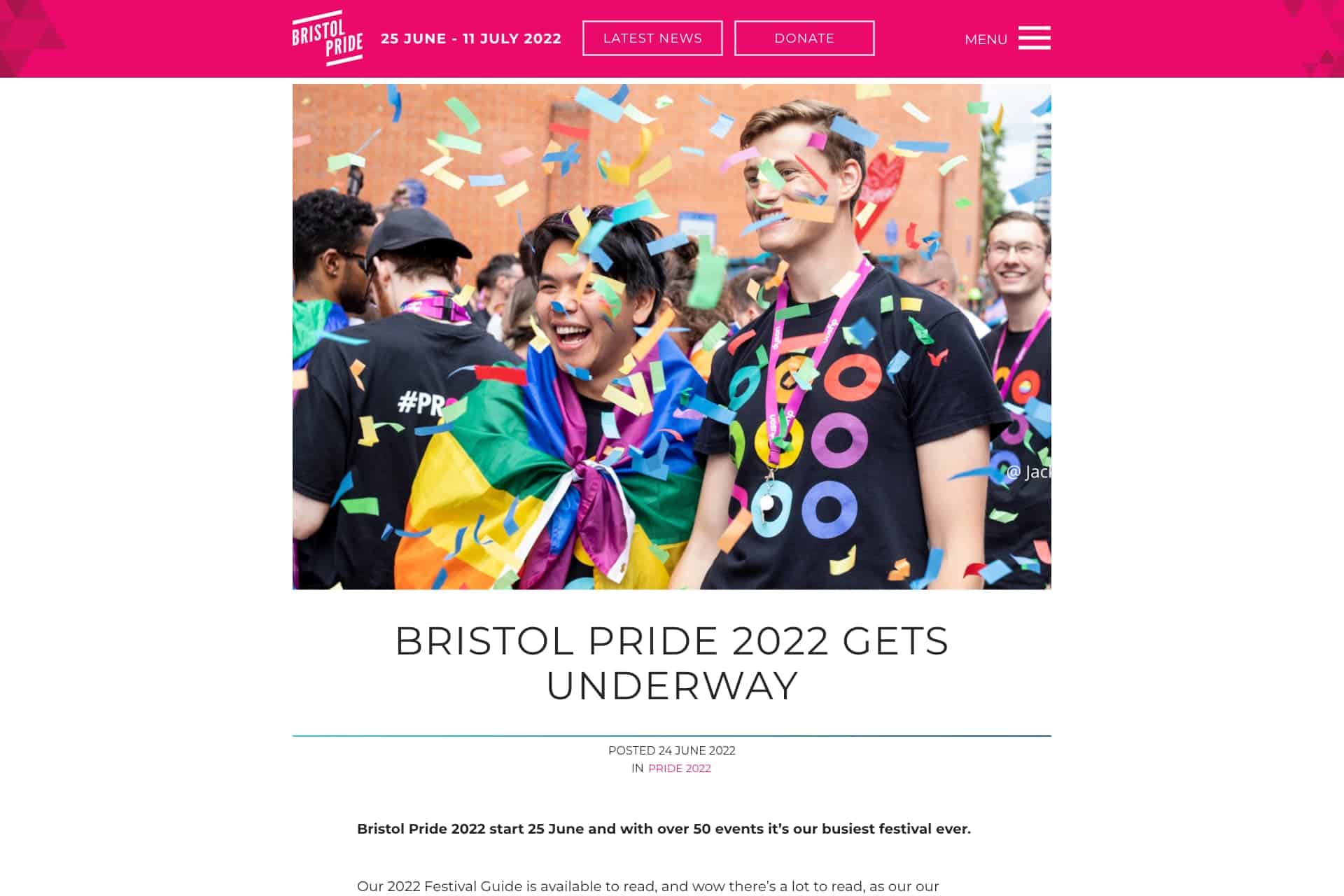 Flexible online events system for award-winning festival - Atomic Smash