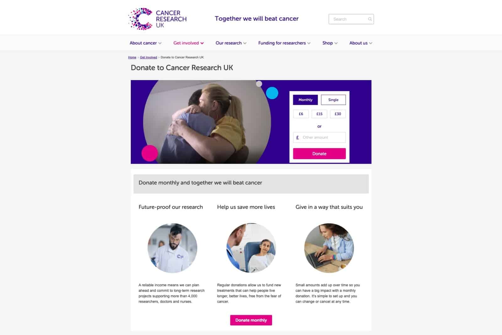 Charity donation pages we love (and why) - Atomic Smash