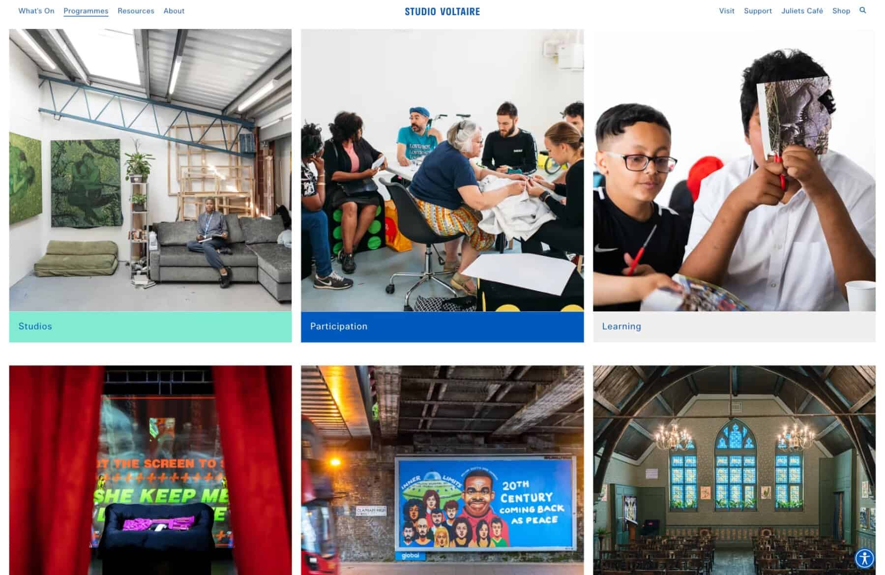 Refreshed site for leading non–profit in the arts - Atomic Smash