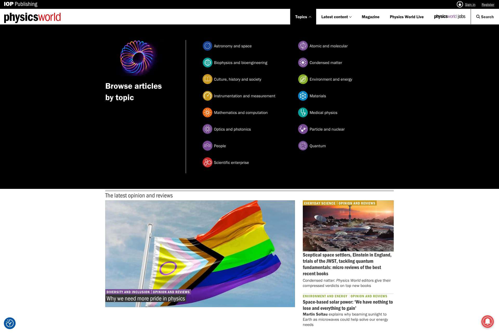 Enhancing the digital experience for Physics World readers - Atomic Smash